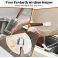 4-Pack Heavy Duty Scrub Brushes with 11" Sapele Wood Handle – PBT ...