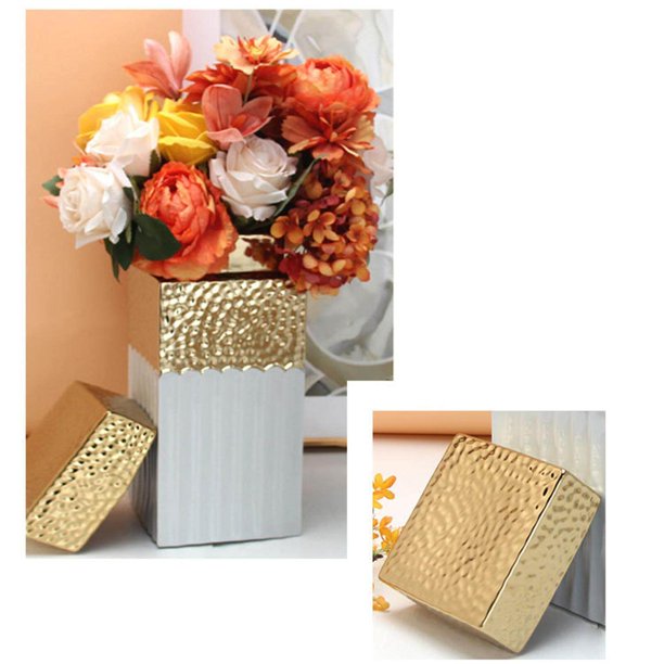 Flower Vase Coffee Sugar Tea Storage Canister Jar Ornament Collect ...