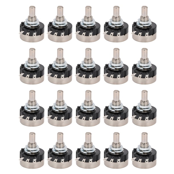 Variable Potentiometer,20Pcs Potentiometer Carbon Film Potentiometer ...