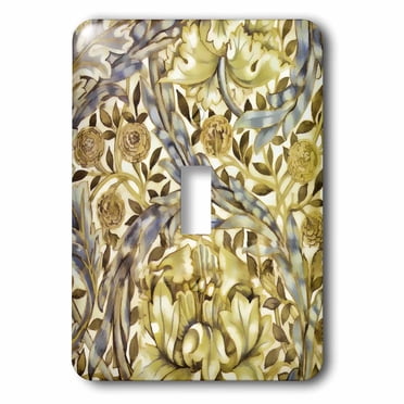 3dRose Image of Vintage Lilac Flowers Red Rose And Bird On Damask ...