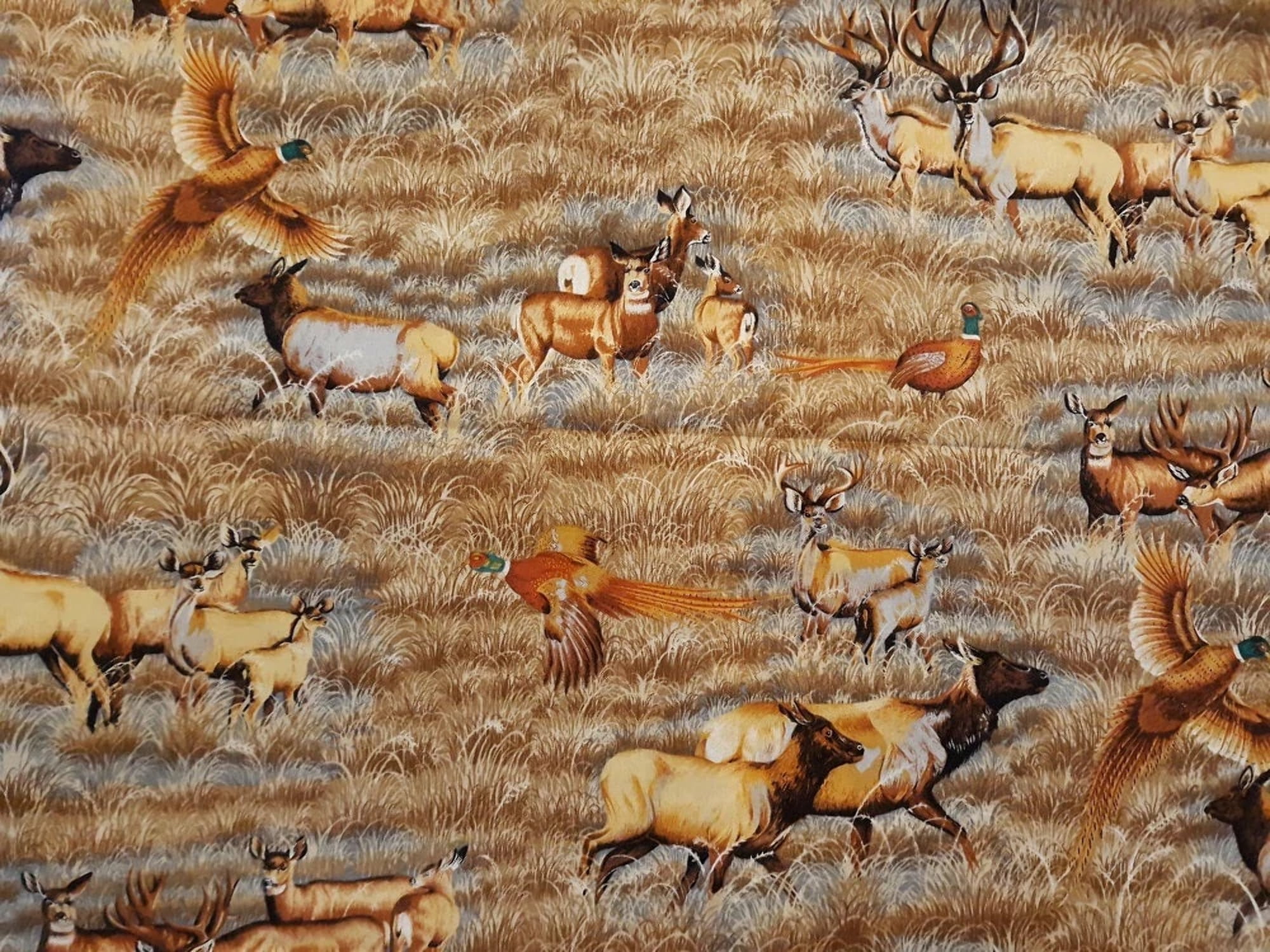 Wildlife Field Cotton Fabric - Walmart.com