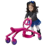 YBIKE Pewi Stroll (Pink) Indoor/Outdoor Walking Ride On Toy with Push ...