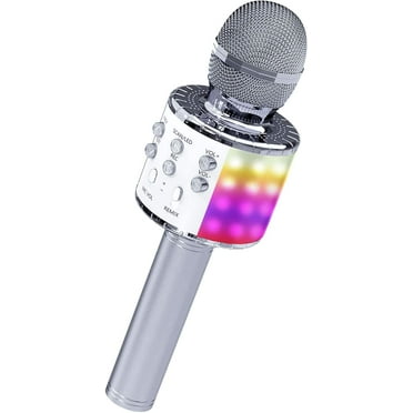 BONAOK Wireless Bluetooth Karaoke Microphone, 3-in-1 Portable Handheld ...