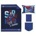 Warner Bros. Superman Superhero Kids Comforter Set with Sheets, 4-Piece ...