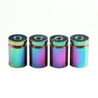 Atomic Symbol Pink Tire Rim Wheel Aluminum Valve Stem Caps, Multiple ...