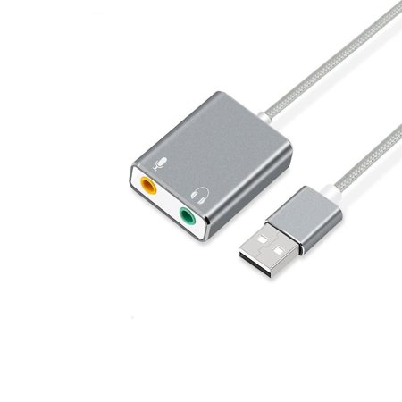 External Usb Sound Card Type C Jack Usb Audio Adapter Earphone ...