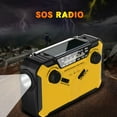 axGear Emergency Radio AM/FM Weather Alert Receiver with LED Flashlight ...