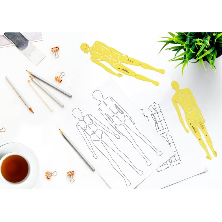 Human Drawing Template