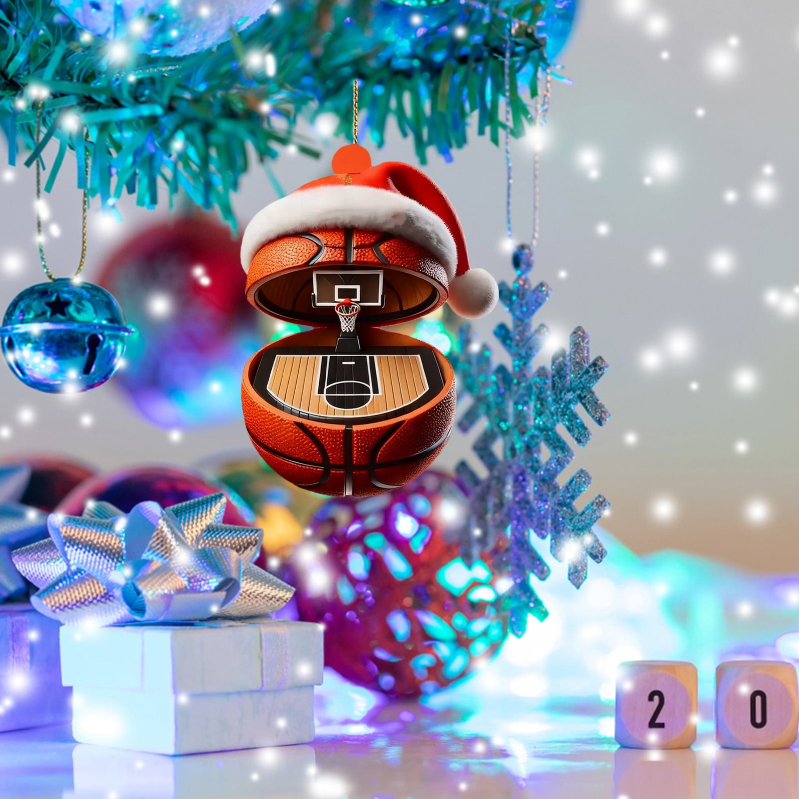 Click here for Uhgeax Basketball Themed Christmas Acrylic 2d Flat... prices