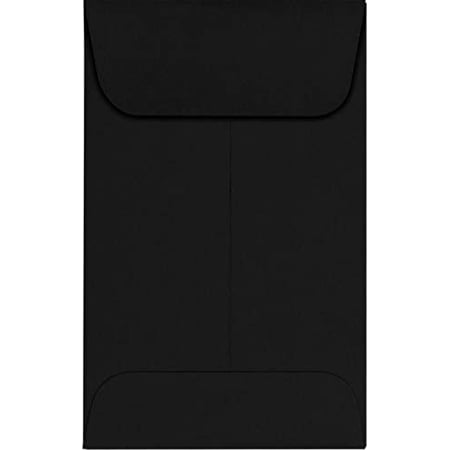LUXPaper #1 Coin Envelopes in 80 lb. Midnight Black, Envelopes for Coin ...