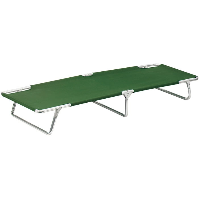 Compact Travel Aluminum Camping Cot Adjustable Height