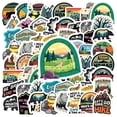 35pcs Adventurous Stationery Stickers Scenic Teacher Reward Stickers ...