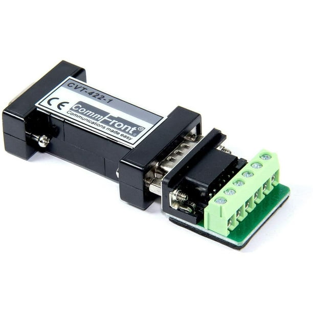 COMMFRONT Industrial RS232 to RS422 Converter, Port-Powered, Built-in ...
