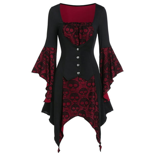 Julycc - Julycc Womens Gothic Witch Vampire Costume Halloween Party ...