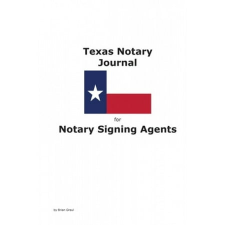 Texas Notary Journal for Notary Signing Agents | Walmart Canada