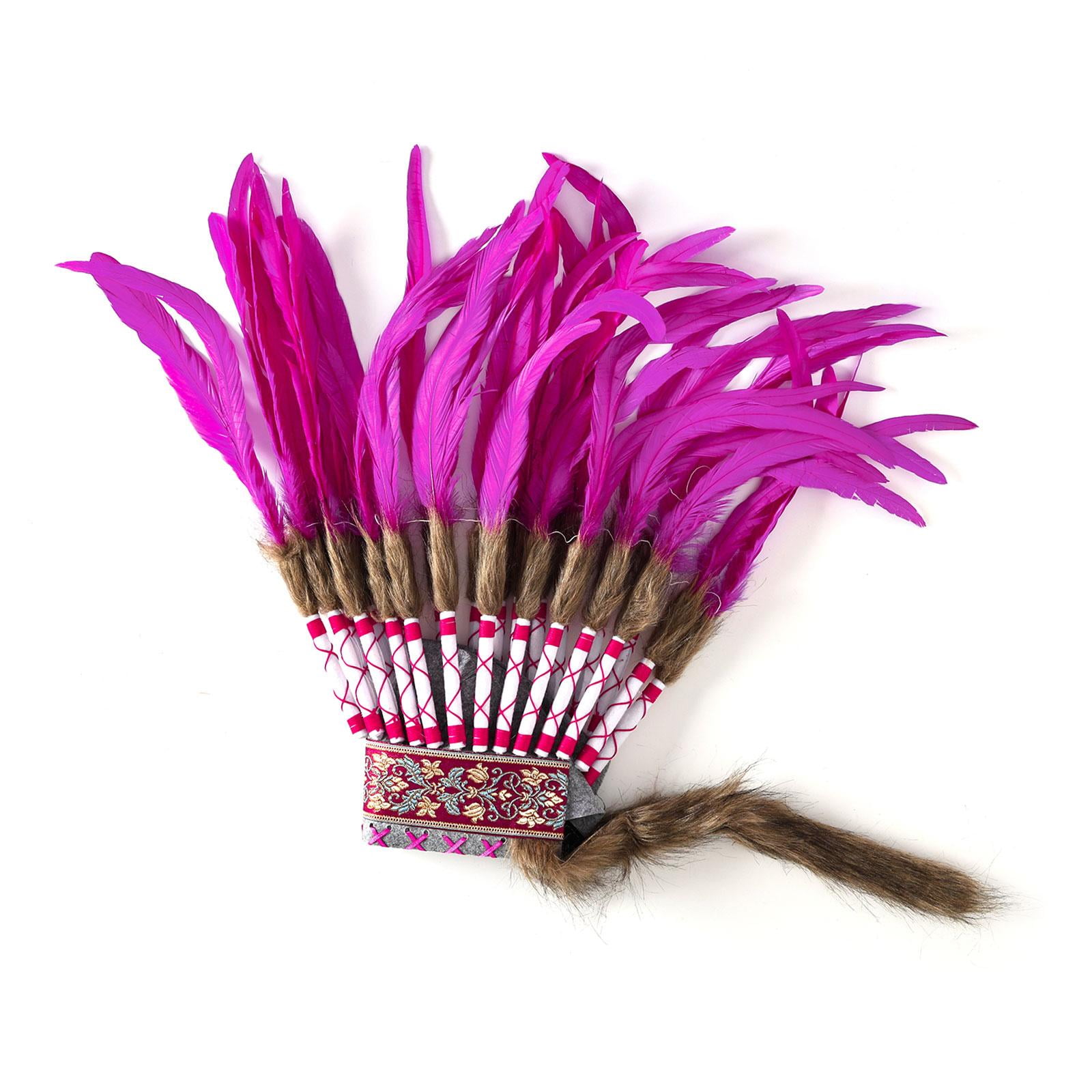 Sombrero de jefe indio, accesorio fotográfico, tocado de plumas para ...