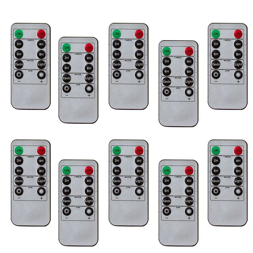 10pcs 10-Key Multifunction Remote Control With Function For Romantic ...
