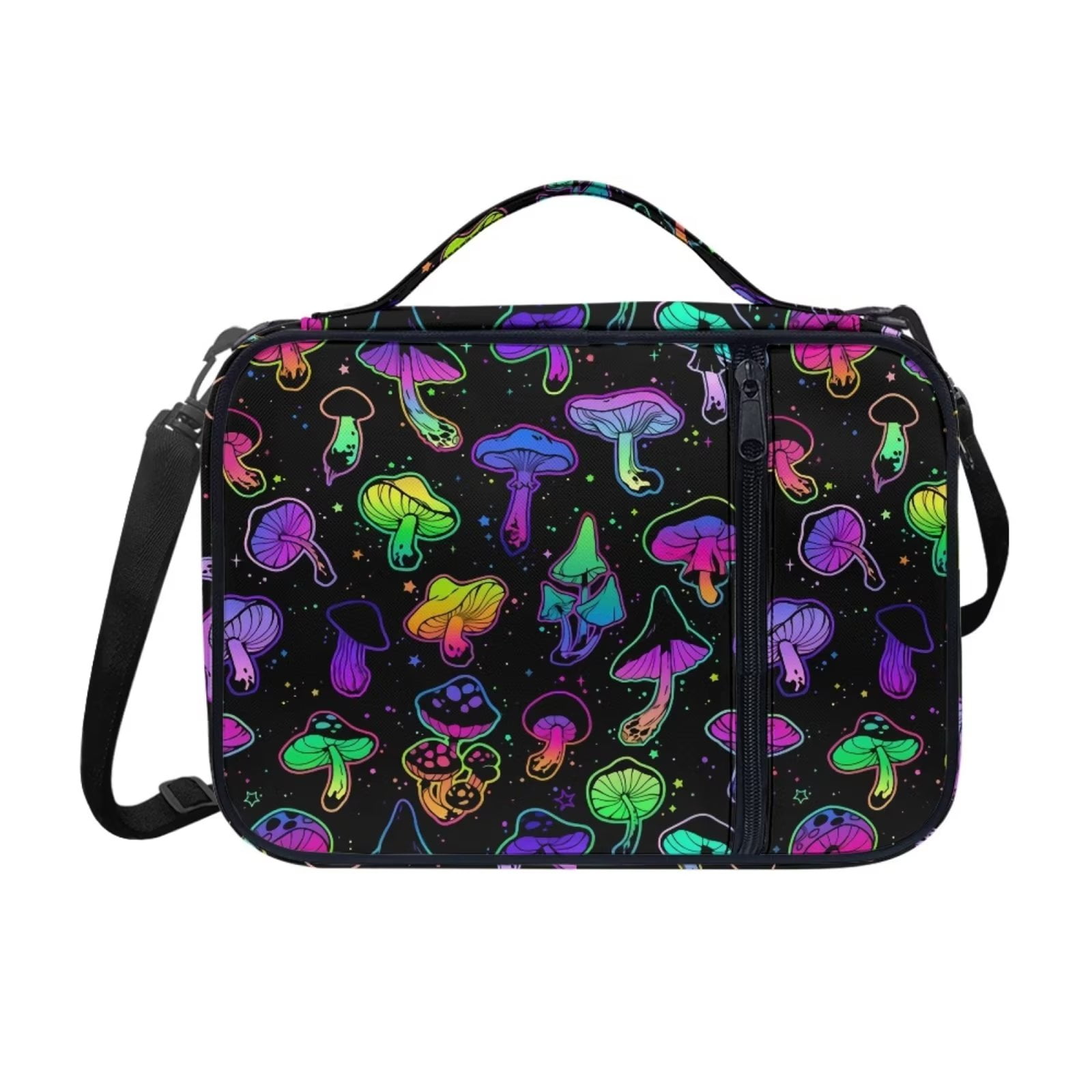 FKELYI Psychedelic Mushroom Bible Bag Portable Bible Cover Bag with ...