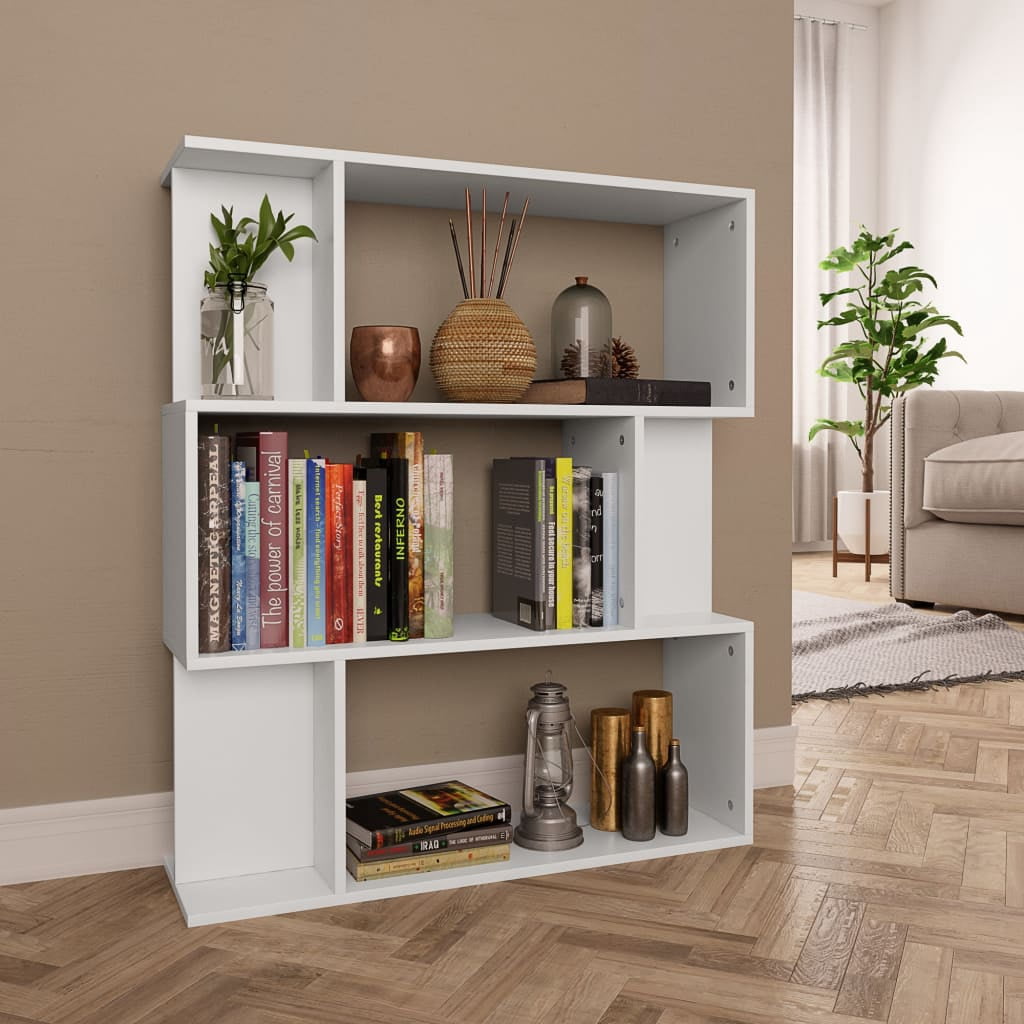 Veryke 3-Tier Freestanding Bookcase, Floor Standing Multifunctional ...