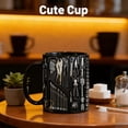 Ceramic Mug with Tool Set Pattern Printed Design Dishwasher Safe Large ...