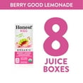 Honest Kids Organic Berry Good Lemonade Fruit Juice, 6 fl oz, 8 Juice ...