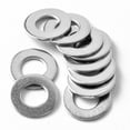Stainless Steel Flat Washers, 100 Pack, #8, 7/16" OD, Metal Washers for ...