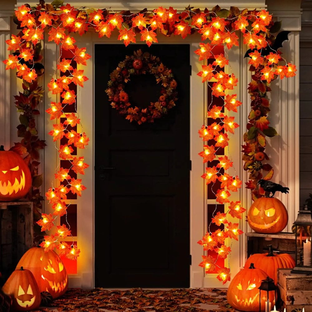 Click here for Generic 3 Pack Fall Garland With Lights 30 Ft/60 L... prices