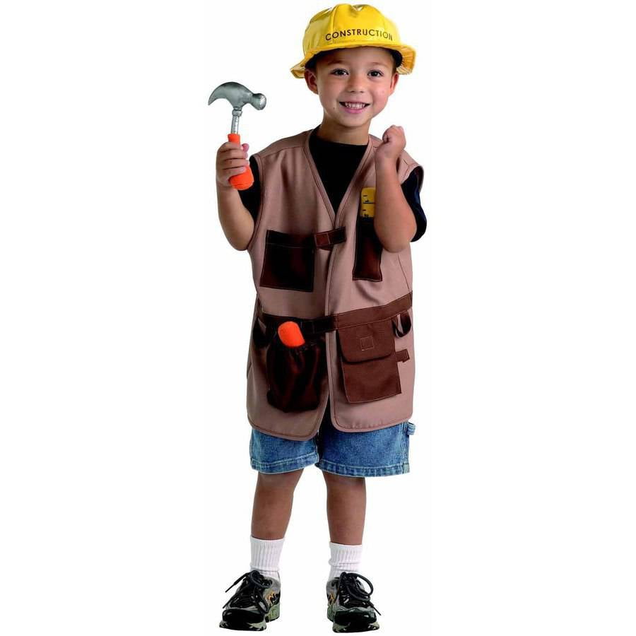 Brand New World Career Costume, Construction Worker, Ages 3-6 ...