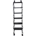 4.43-5.09ft Wall-mounted Folding Ladder Pull Down Attic Stair 6-Step ...