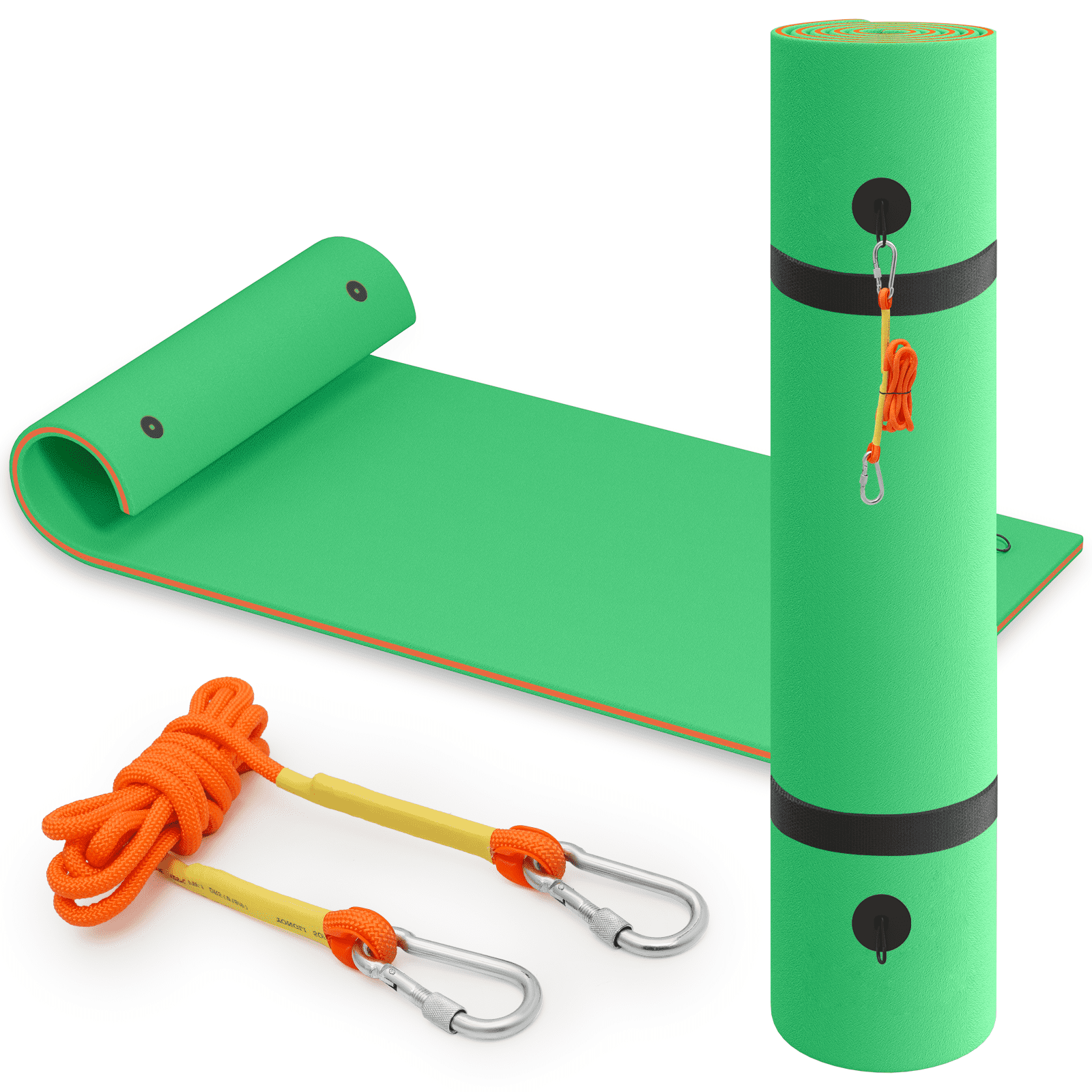 MADOG 12'x6' Water Floating Mat Foam Pad, Bouncy Tear-Resistant XPE ...