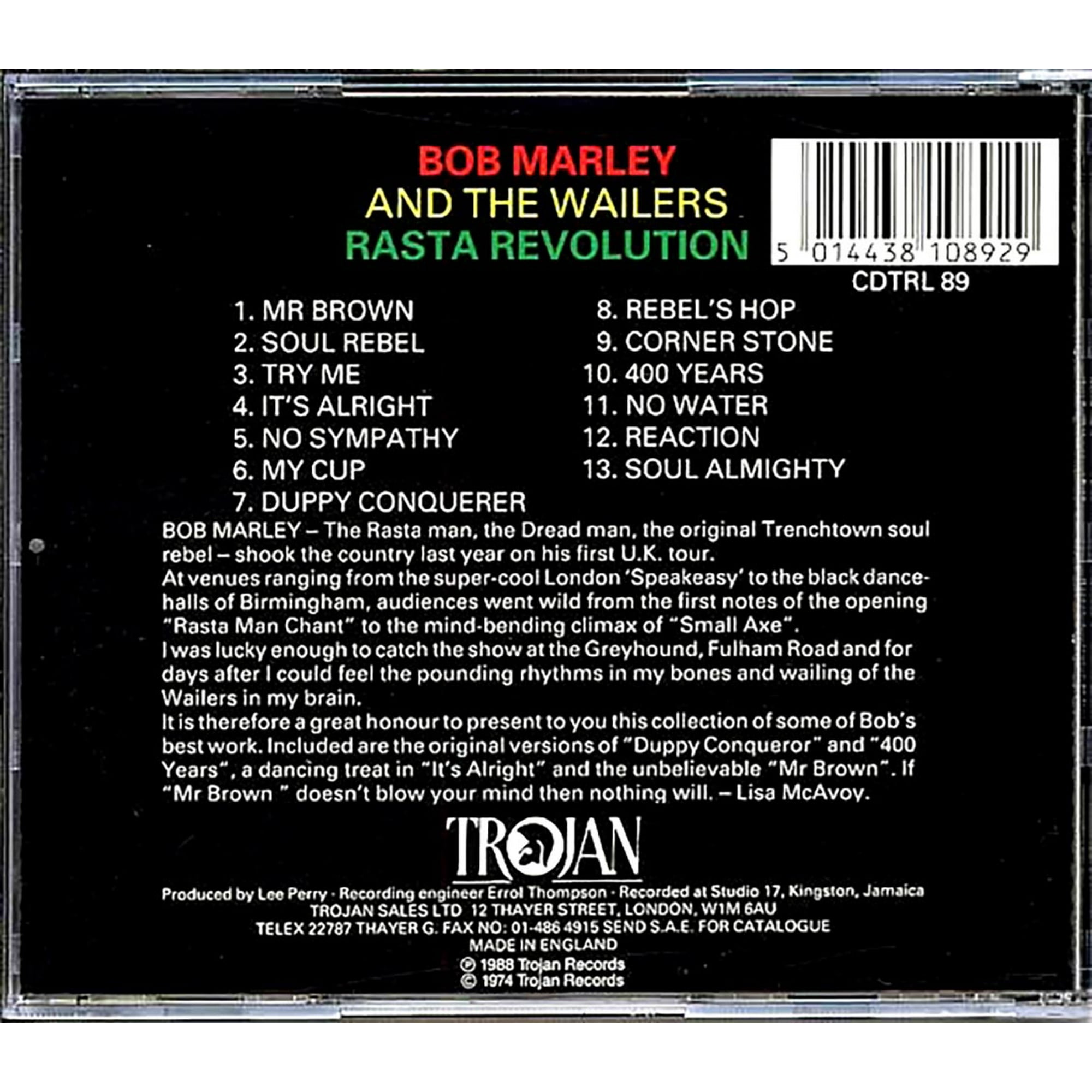 Bob Marley Rasta Revolution