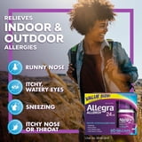 Allegra 24 Hour Non-Drowsy Antihistamine Allergy Relief Medicine, 180 ...