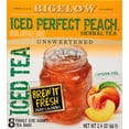 Bigelow Tea Perfect Peach Iced Tea, 8 Count - Walmart.com