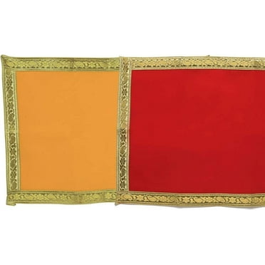 Red Large Decorative Silk Cloth Chunari (Size :- 40 Inches x 40 Inches ...