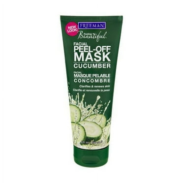Freeman Skin Care Beauty Facial Peel-Off Mask, Cucumber Clearing, 6 oz ...