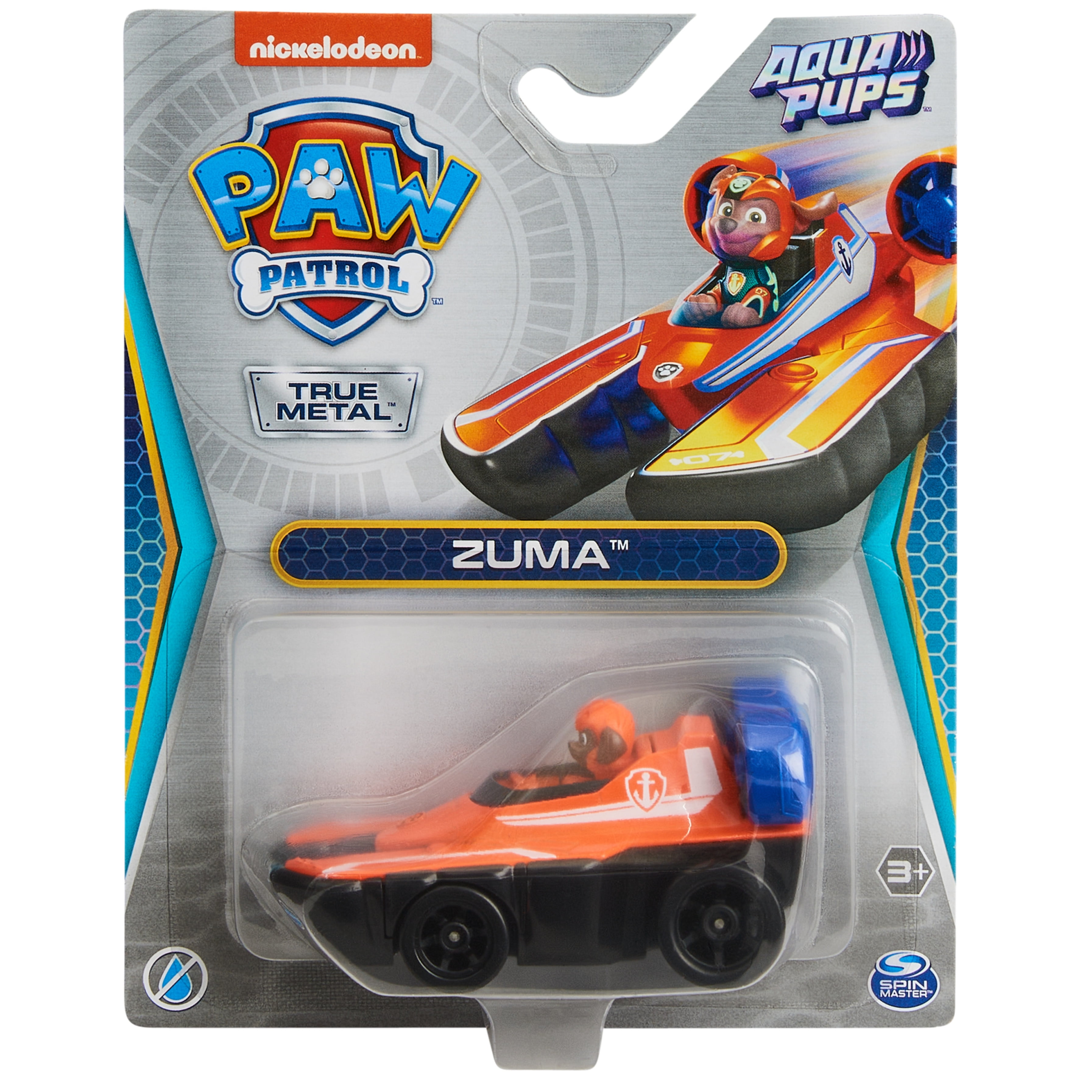 PAW Patrol Aqua Pups, True Metal Zuma 1:55 scale Die-Cast Toy Car for ...