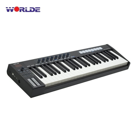 WORLDE Blue whale 49 Portable USB MIDI Controller Keyboard 49 Semi ...