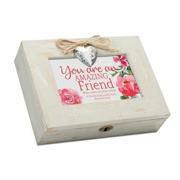 Cottage Garden Friend Like Stars Floral Decoupage Petite Music Box ...