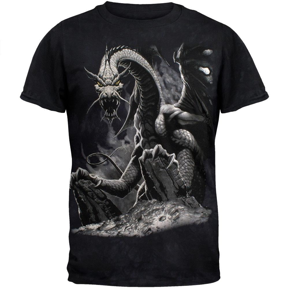 Black Dragon - T-Shirt - X-Large - Walmart.com