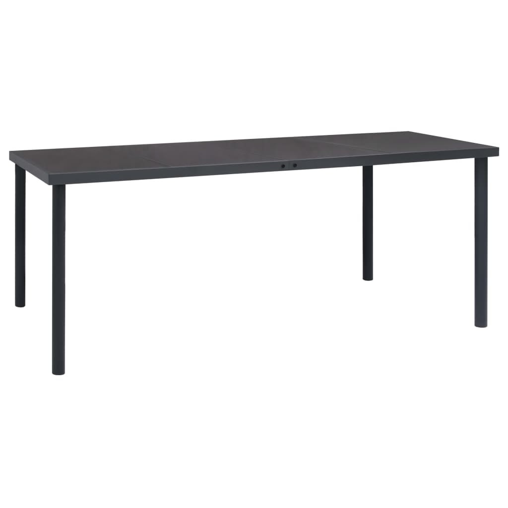 Click here for Vidaxl Outdoor Dining Table Anthracite 190x90x74 C... prices