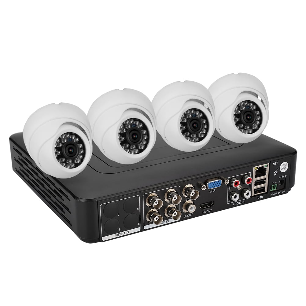 LHCER Home Security Systems,1080P 4CH Coaxial AHD Surveillance Video ...