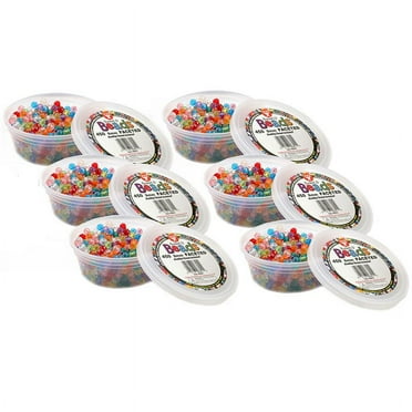 Hygloss Bucket O’ Beads, Multi-Mix, Asstd Sizes, 4 oz Per Pack, 6 Packs ...