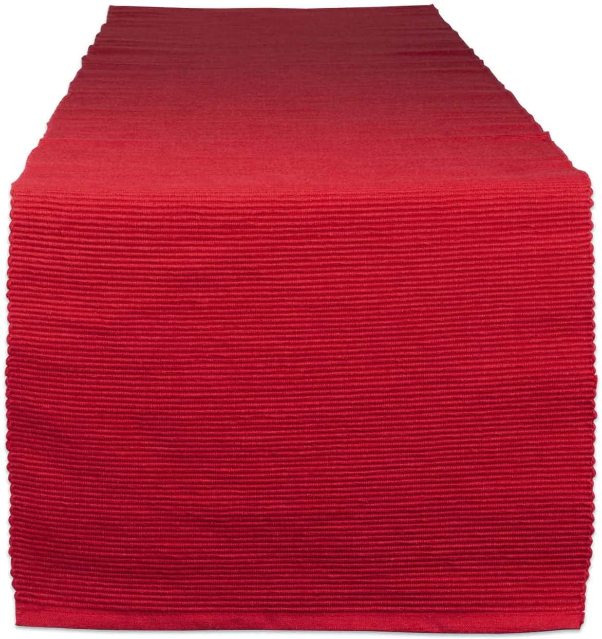 Design Imports Tango Red Ribbed Table Runner (751089) - Walmart.com