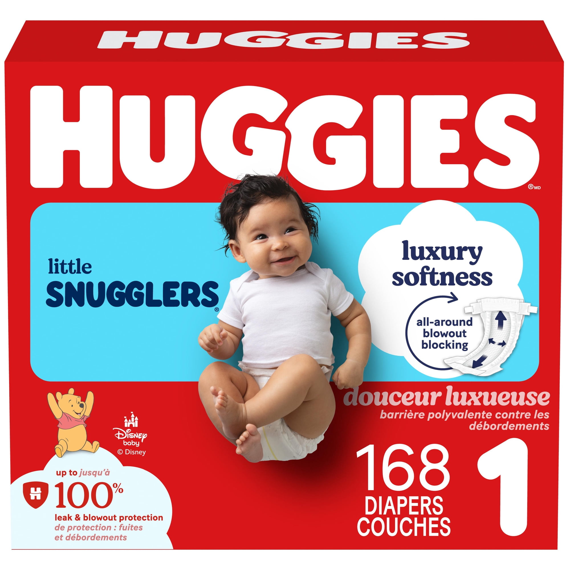 Click here for Huggies Little Snugglers Baby Diapers  Size 1 (8-1... prices