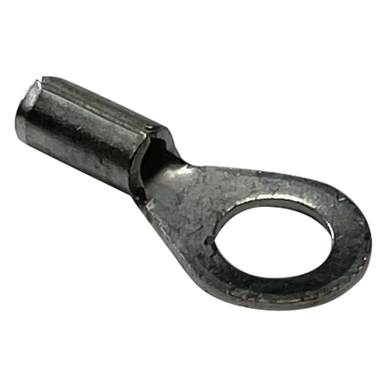 (100) Non-Insulated 22-18 AWG Gauge Ring Connector #10 Stud Electrical Wire Terminal - USA ...