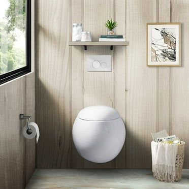 TOTO® Maris® Wall-Hung Elongated Toilet and DuoFit® in-wall 0.9 and 1.6 ...