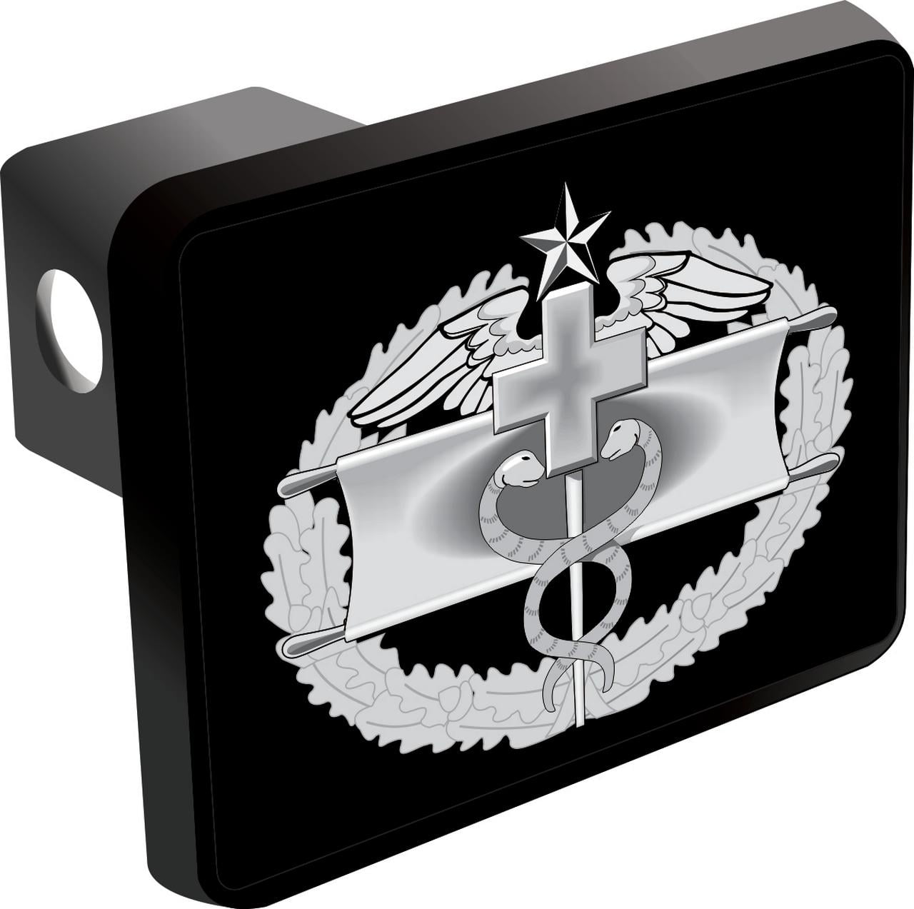 U.S. Army Combat Medical Second Award Badge Trailer Hitch Cover ...