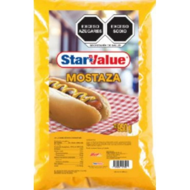 Pack de 10 Mostaza Star Value 950 gr Star Value Star value | Walmart en ...