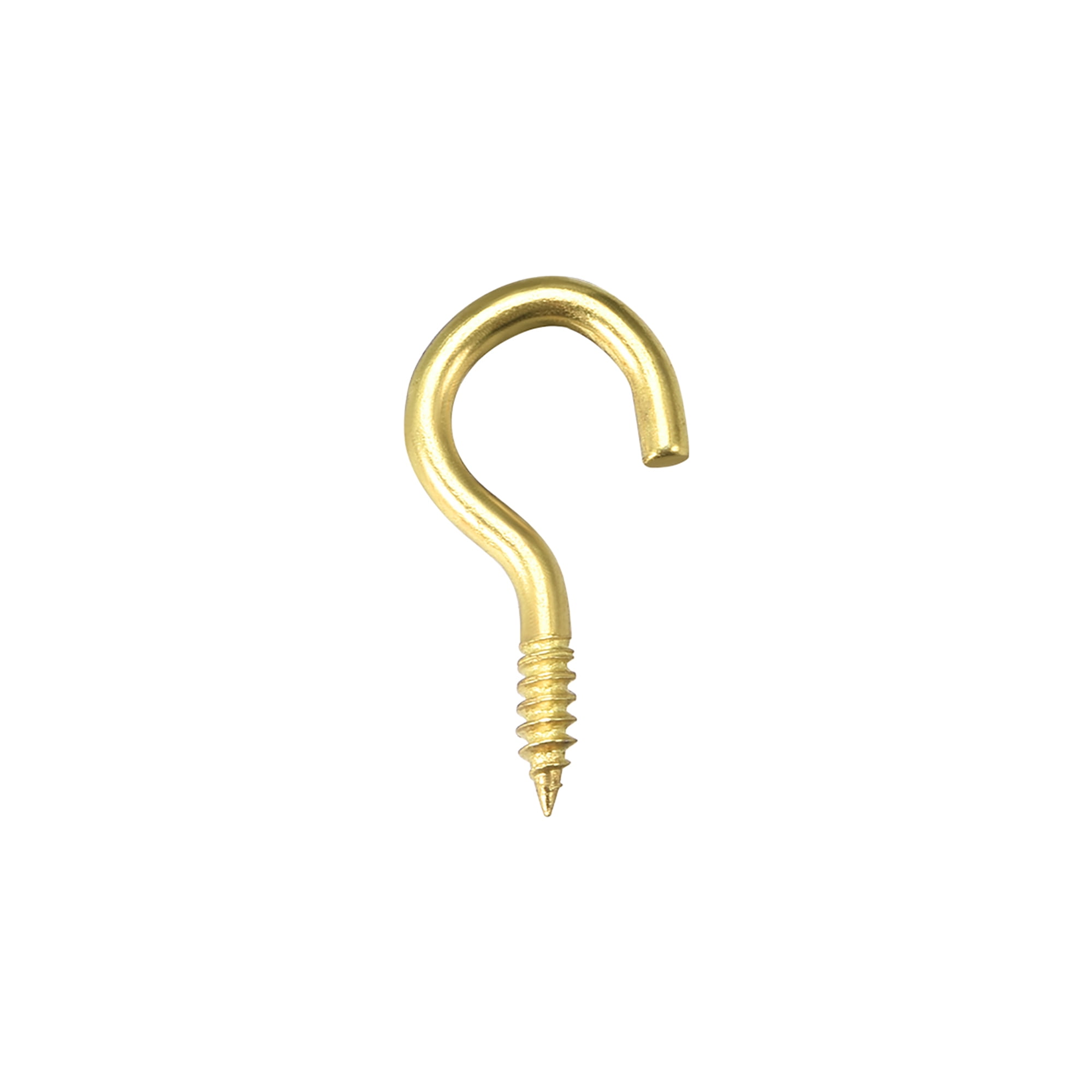 0.6" Screw Eye Hooks Self Tapping Screws Screw-in Hanger Eye-Shape Ring ...