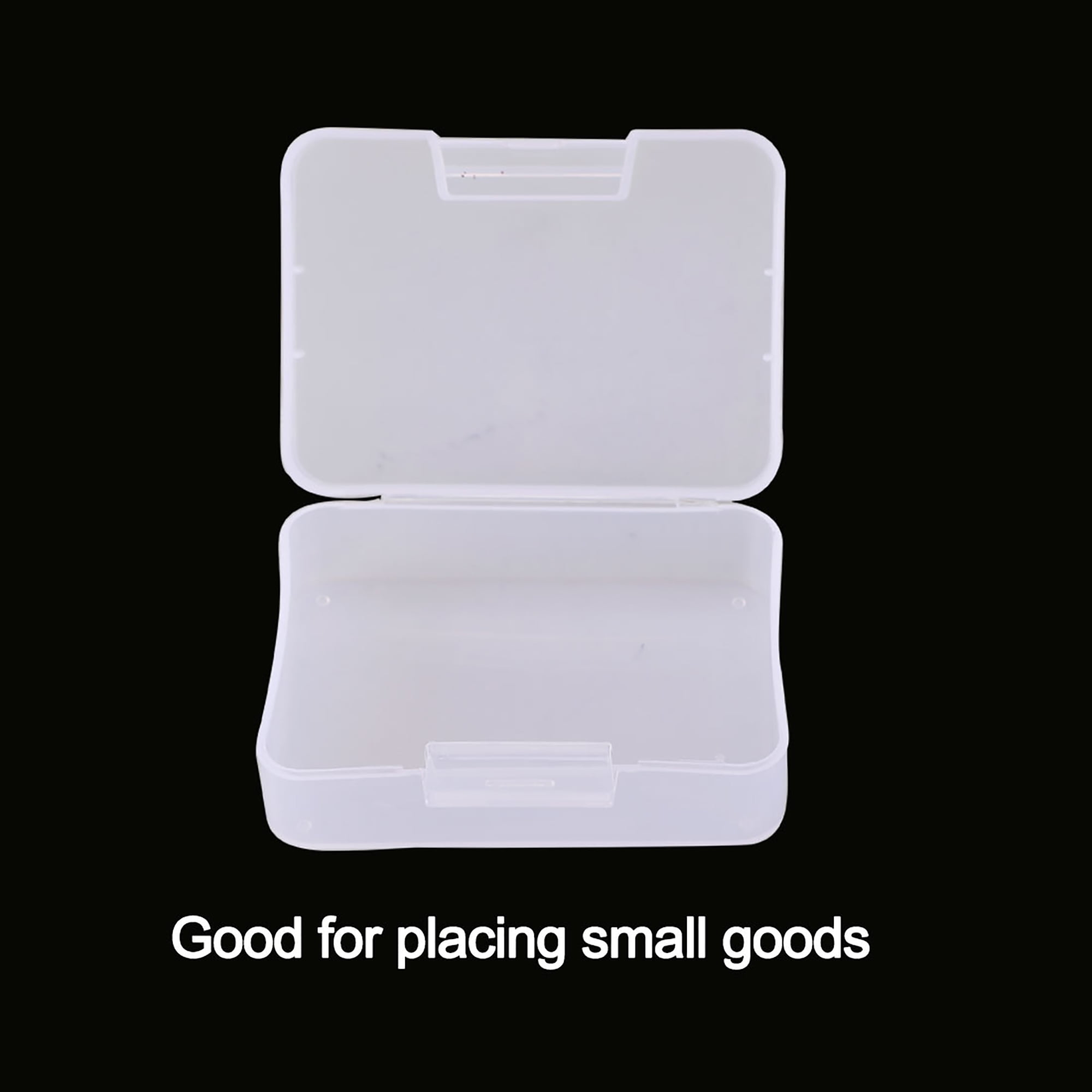 Plastic Grid Storage Box Clear Storage Transparent Container ...